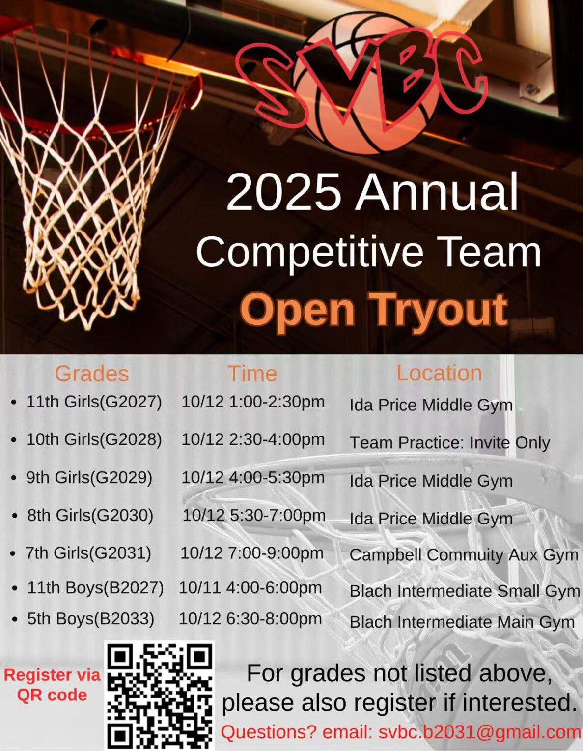 2026-3-10 & 3-15 3Rd Grade Girls G2035 Tryout – Silicon Valley ...